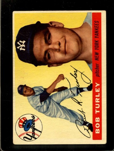 1955 TOPPS #38 BOB TURLEY VG+ YANKEES *X15899 | eBay