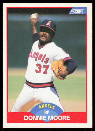 1989 Score 535 Donnie Moore California Angels | eBay