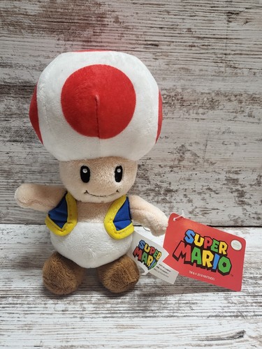 Nintendo Super Mario Toad Plush Stuffed Animal 2018 8” | eBay
