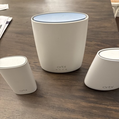 Netgear Orbi CBR40 Cable Modem / Wireless Router + 2 Satellites | eBay