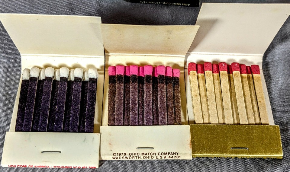 Lot of 8 Matchbooks Restaurant Rax Roast Beef Magic Time Machine ...