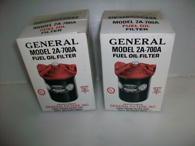 LOT OF TWO NEW GENERAL MODEL 2A-700A FUEL OIL FILTERS | eBay