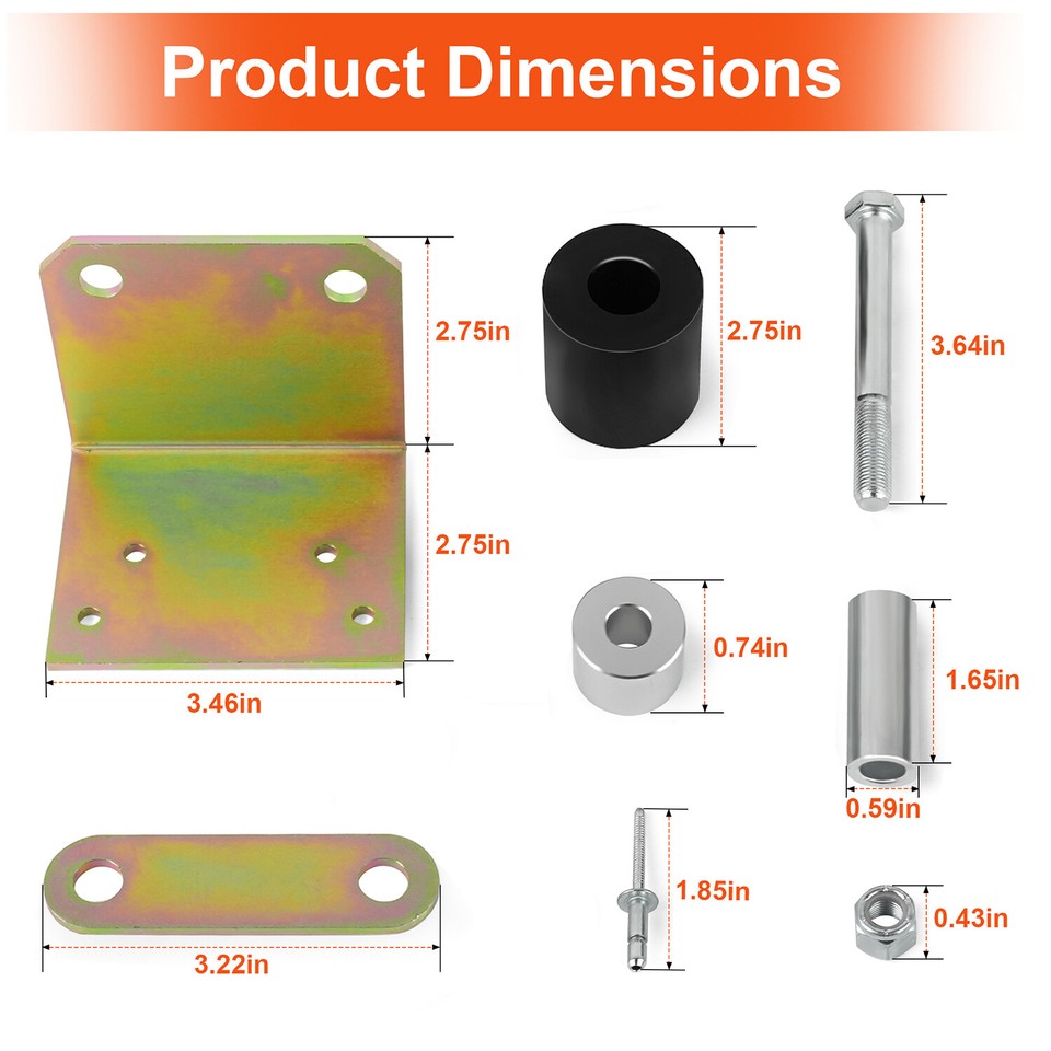 Lower Roller Bracket Kit Bundle for Peterbilt 379 Passenger Side | eBay