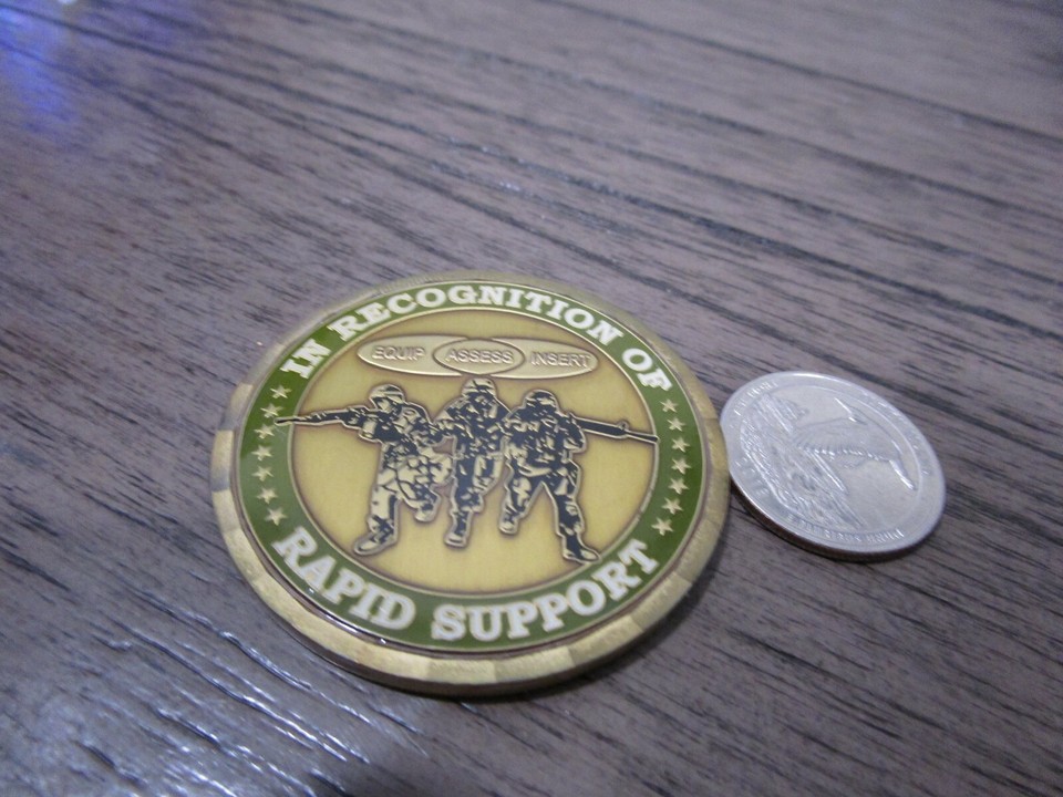 Department Of The Army Rapid Support REF TRADOC Challenge Coin #149M | eBay