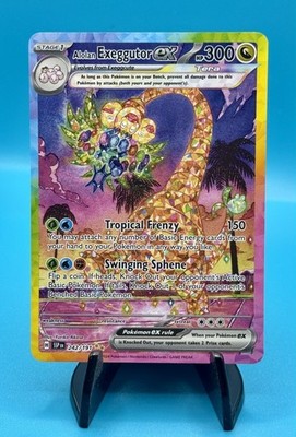 Pokémon TCG Surging Sparks Alolan Exeggutor ex 242/191 SIR | eBay