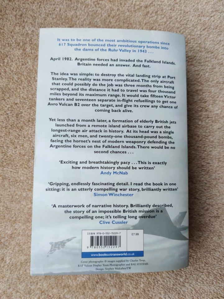 Vulcan 607 Rowland White Paperback Book | eBay UK