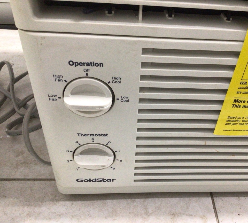 Vintage Goldstar 5050 BTU Window Air Conditioner NOS (BUILT TO LAST) | eBay