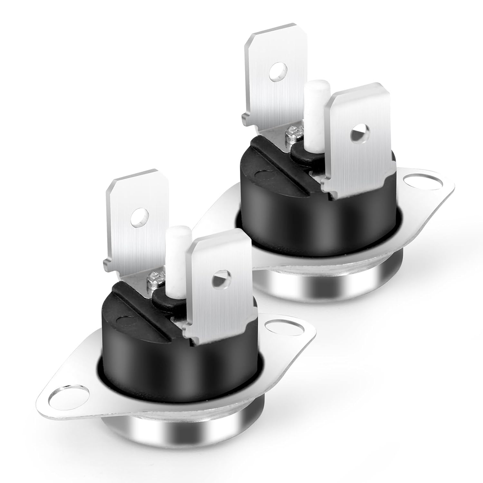 Pack of 2 350 °F Furnace Roll‑Out Limit Switches for HVAC Safety Cut ...