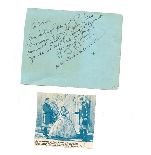 Superman's Autograph**Before he was George Reeves he was George Bessolo ...