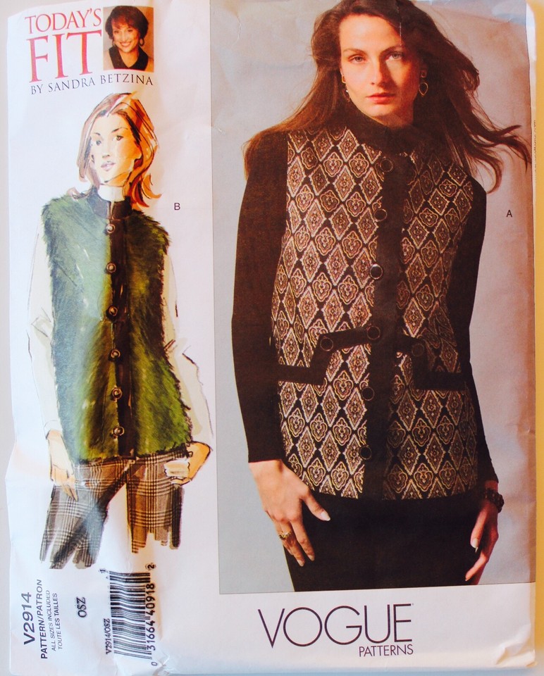 Vogue COAT JACKET CAPE Sew Pattern ~ U PICK! Misses & Plus Sz UC | eBay