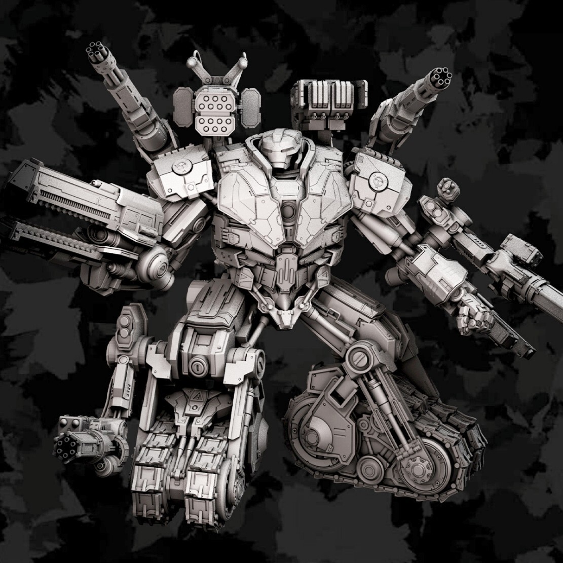 War Robot Concept Art