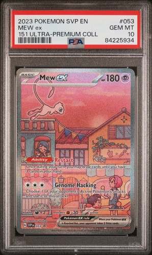 PSA 10 GEM Mint Mew ex Full Art Ultra Rare 151 UPC Promo Card SVP EN ...