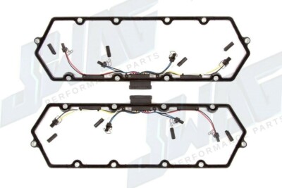 99-03 Ford 7.3 7.3L Ford Powerstroke Diesel Valve Cover Gasket Set w ...