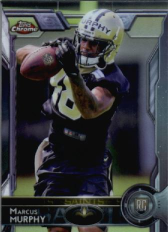 2015 Topps Chrome Mini Football Card #143 Marcus Murphy Rookie | eBay