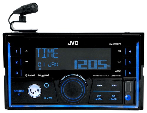 JVC KW-X850BTS 2-Din Car Stereo Receiver Bluetooth/USB/XM Ready/Alexa ...