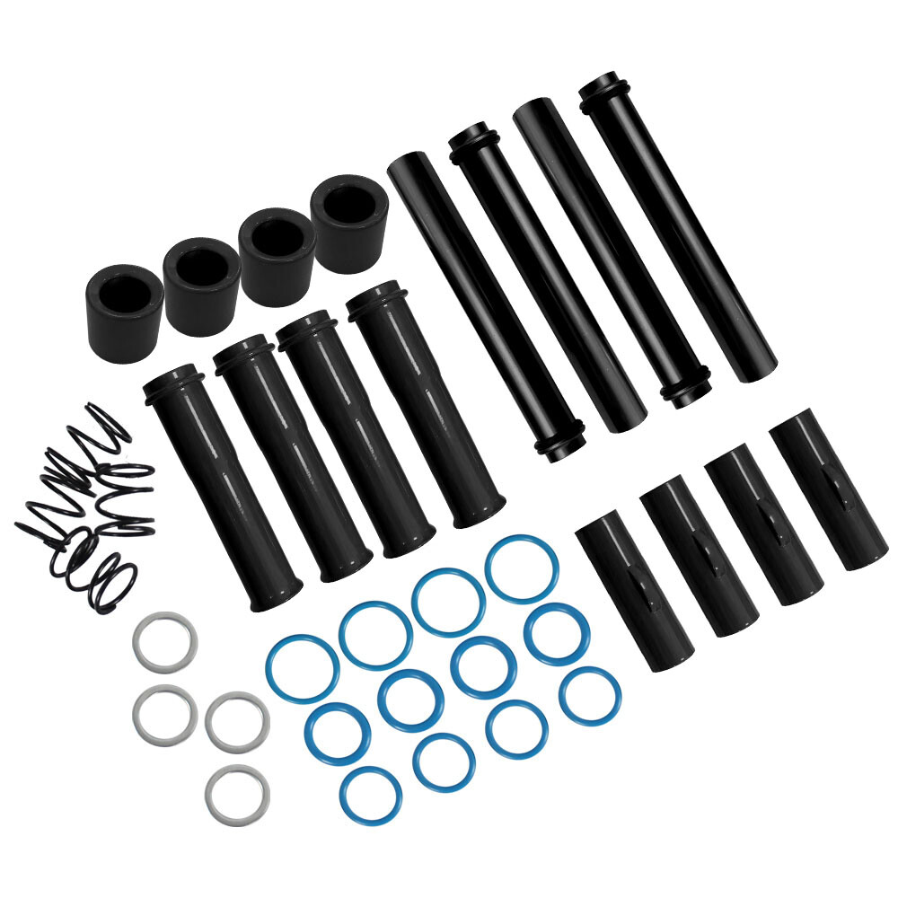 For 99-17 Harley-Davidson Twin Cam Adjustable Pushrods&Black Push Rod ...