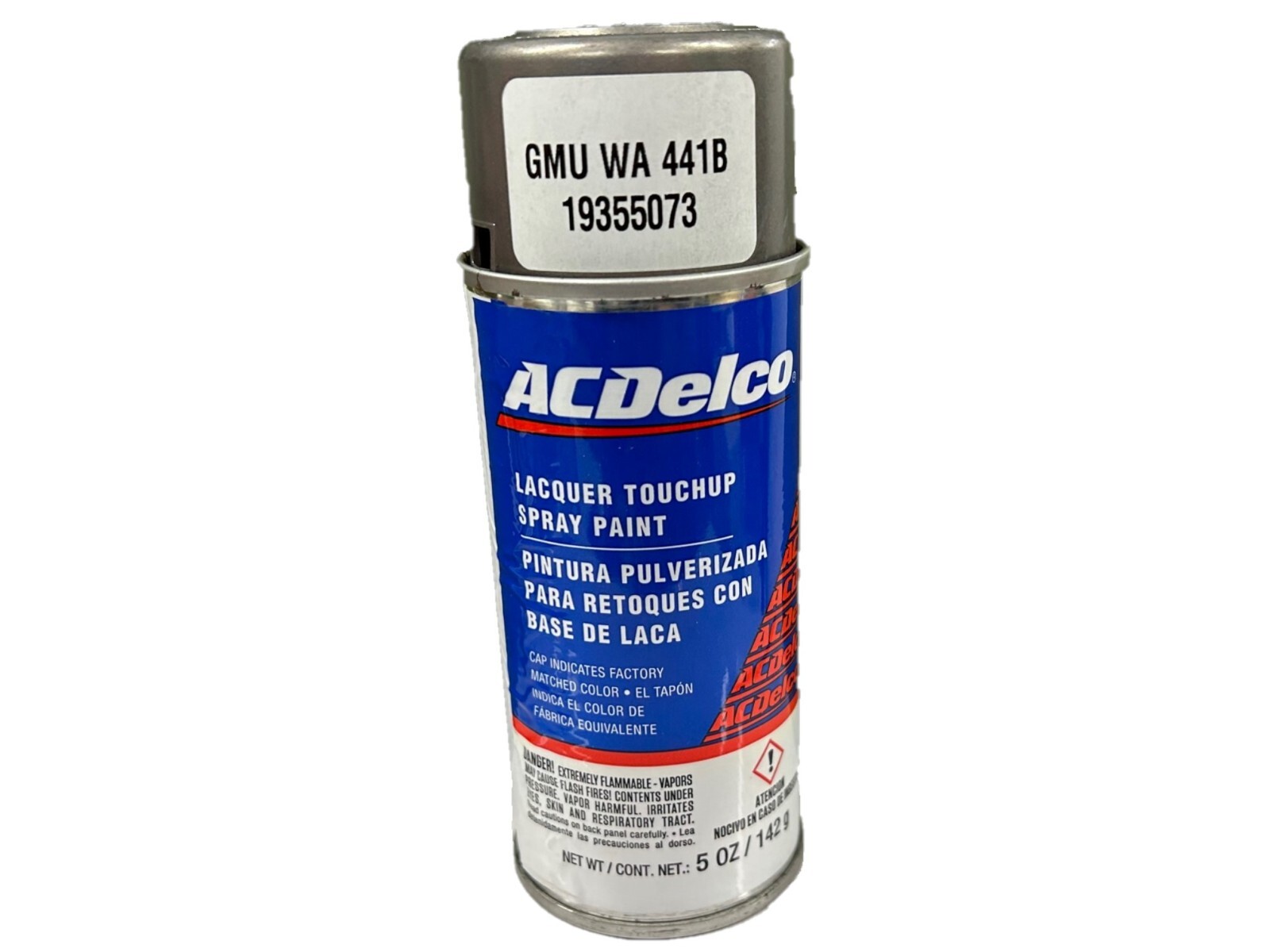 CHEVEROLET PEPPERDUST SILVER Lacquer Spray Paint GMU WA 441B, 19355073 ...