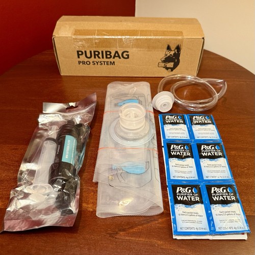 Puribag Pro System- Mobile Water Treatment Kit For Clean Drinking Water ...