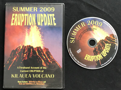 Summer 2009 Eruption Update (DVD) Kilauea Volcano Hawaii nature science ...