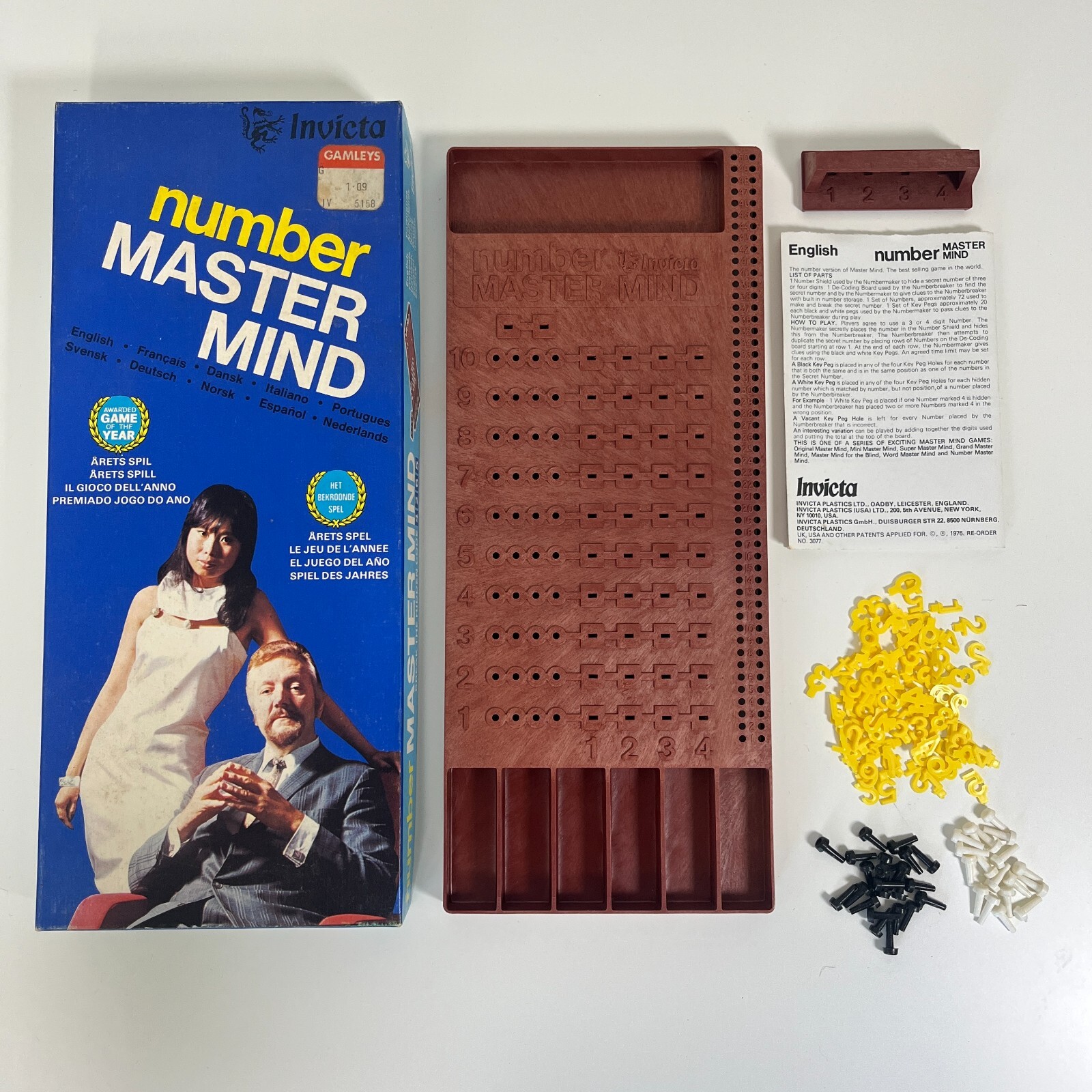 Number Master Mind - Vintage Board Game - Invicta - 1976 | eBay