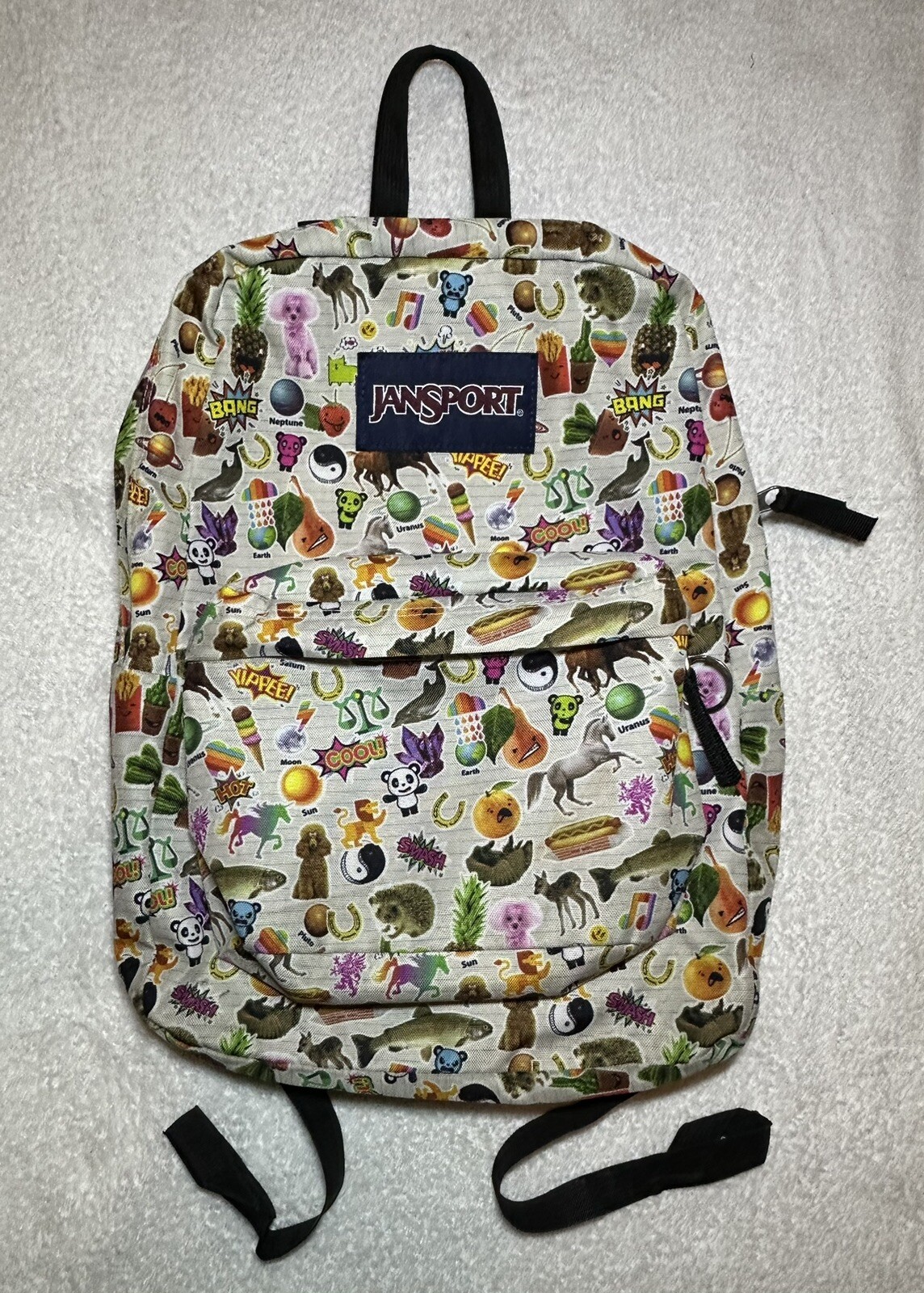 JanSport Big Kids Superbreak BackPack (JS00T501) Multi Stickers ...