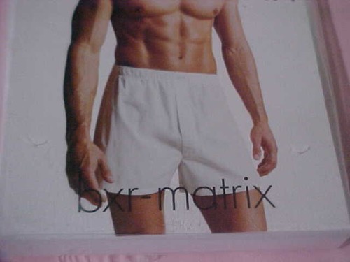 new/pkg CALVIN KLEIN traditional BOXER shorts 38 bxr-matrix WHITE ...