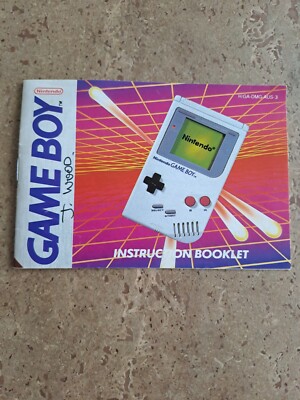 NINTENDO GAME BOY INSTRUCTION BOOKLET MANUAL ORIGINAL | eBay Australia