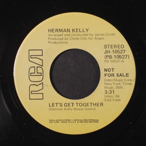 Herman KELLY : Let's Get Together / Mono Rca 7 " Simple 45 RPM | eBay