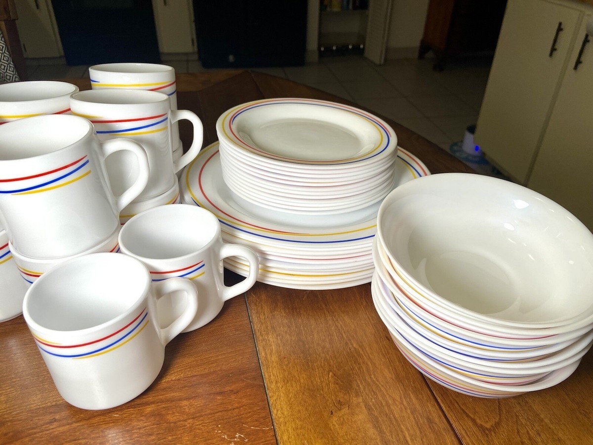 attractive price 1940 Four Arcopal ARP11 milk glass salad plates made ...