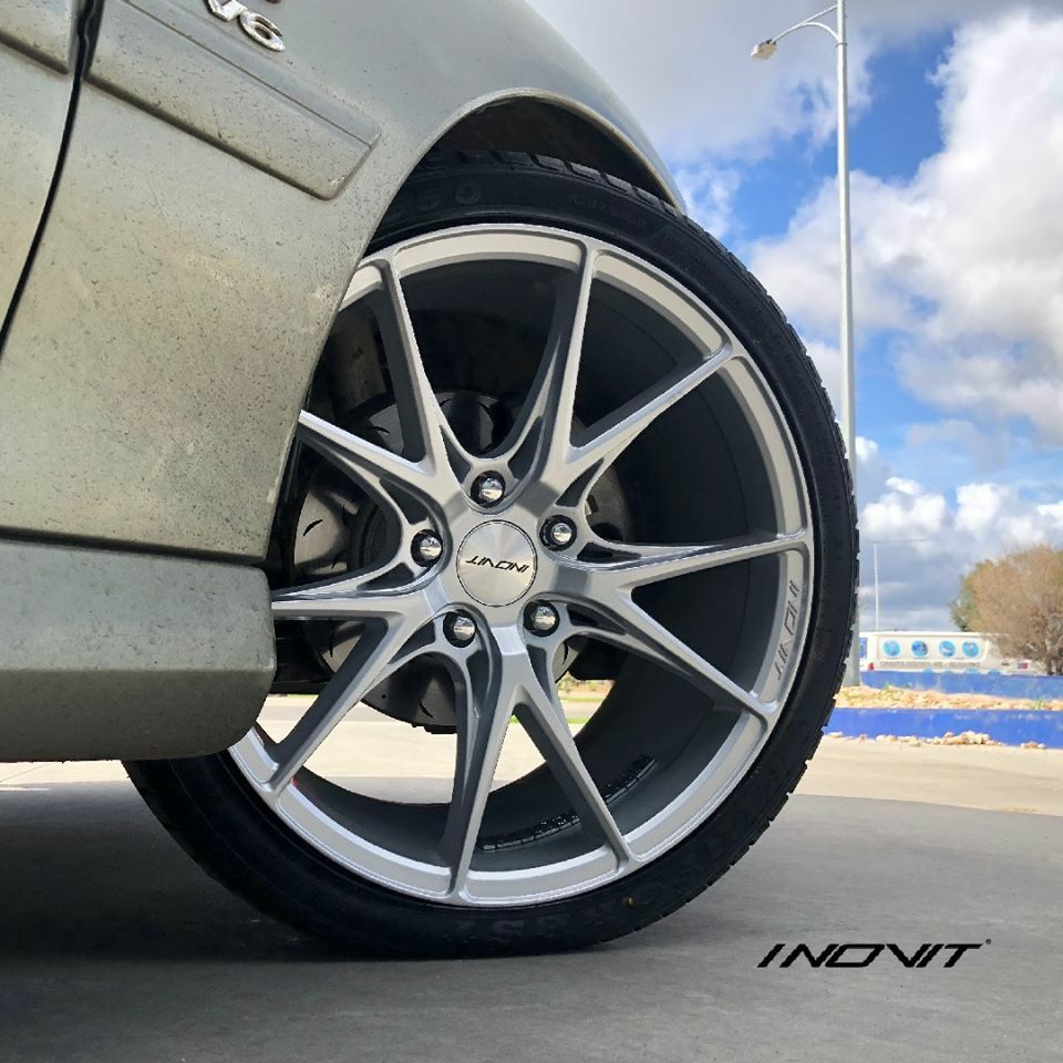 19 inch Ford Wheels INOVIT SPEED Silver Staggered Rims 19x8.5 19x9.5 ...