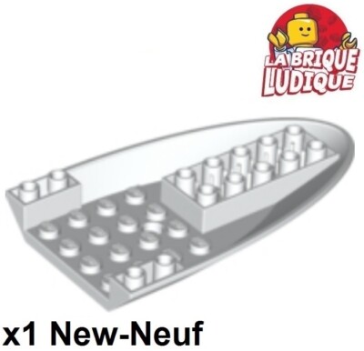 Lego - 1x avion Aircraft Fuselage cockpit 6x10 blanc/white 87611 NEUF ...