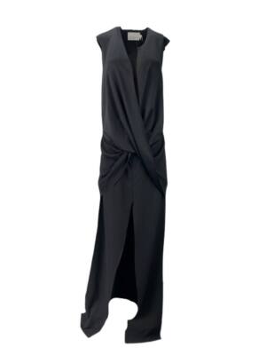 SOLACE London Black Erica Maxi Dress Size US 4 NWT | eBay