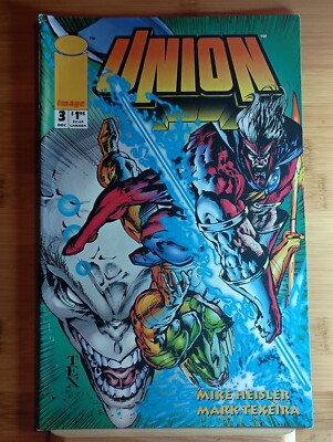 1993 Image Comics Union 3 Mark Texeira Direct Edition Cover Variant ...