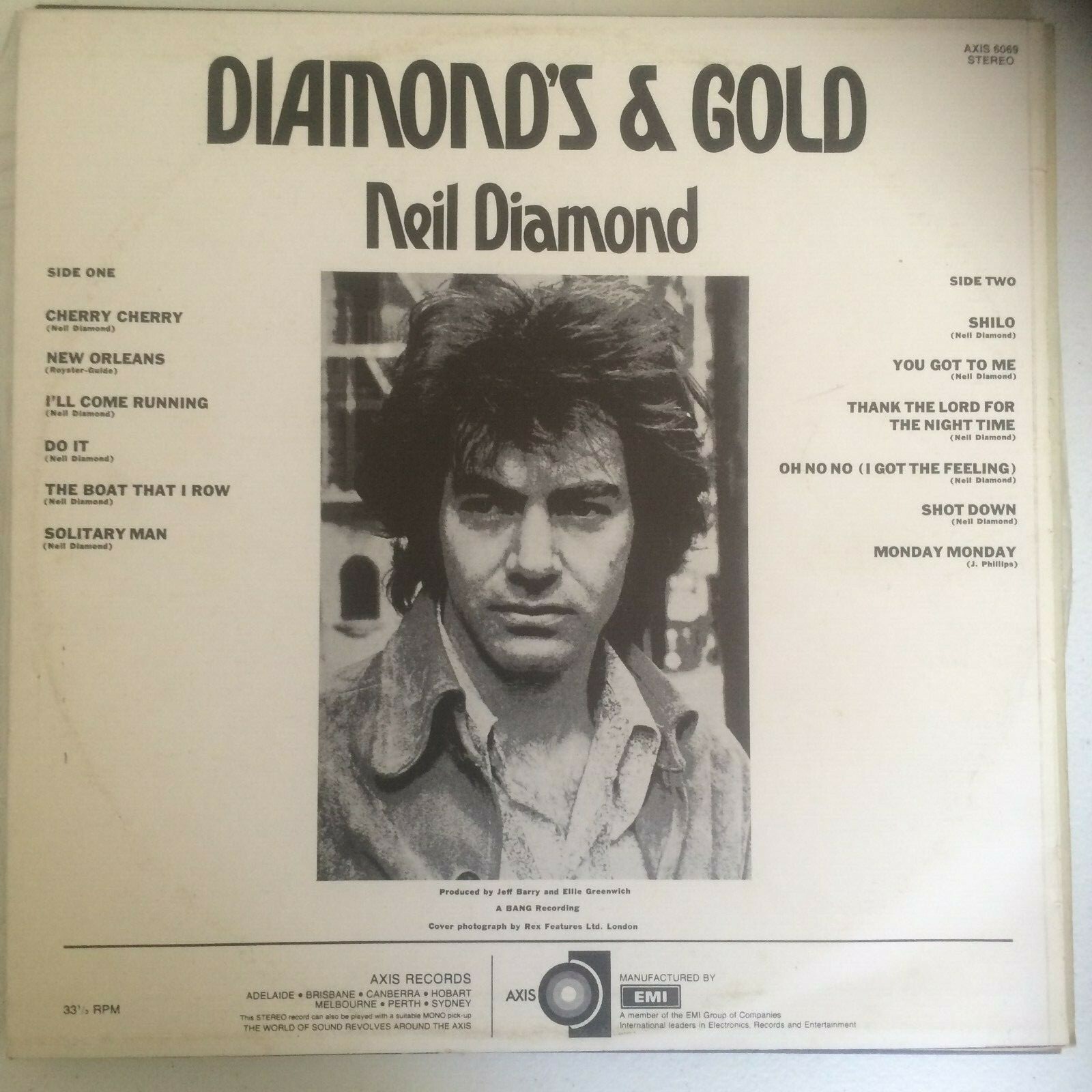 Neil Diamond - Diamonds & Gold - LP Vinyl Record Album | eBay