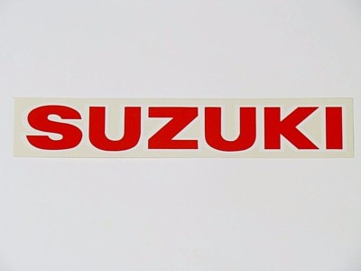 NOS 1970s Suzuki Decal - 10-1/4 x 1-1/2" dirt bike motorcycle - AHRMA ...