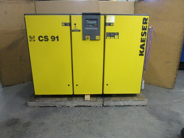 Kaeser CS 91 75hp Rotary Screw Air Compressor 360 CFM 460v 3 Phase for ...