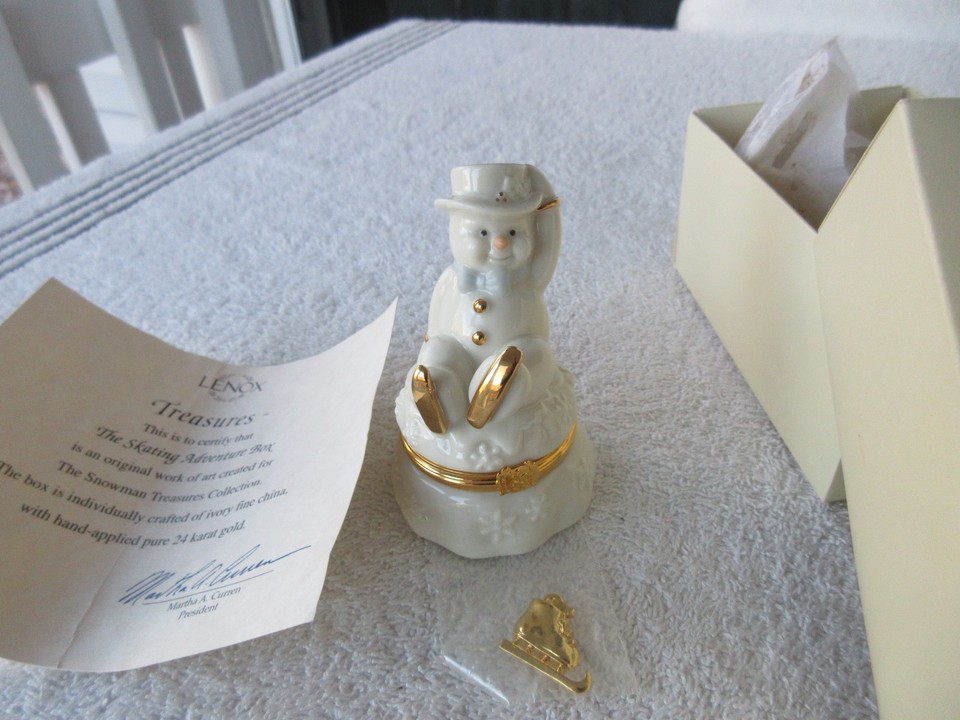 Lenox Treasures The Skating Adventure Box with Ice Skates Charm ...