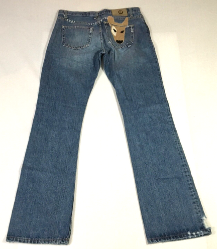 Fake London Genius Womens Jeans Sz 27 Bull Terrier Distressed Bootcut ...