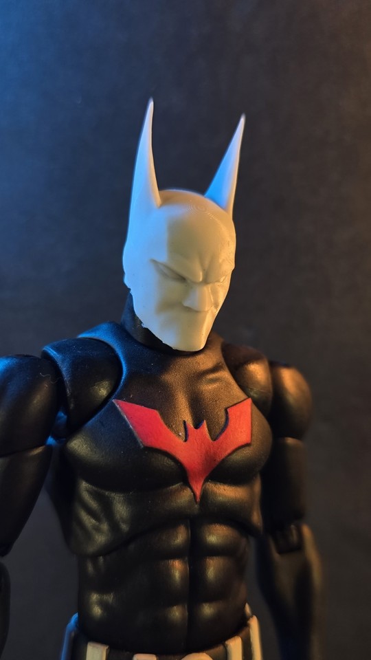 ( CT toys Daredevil ) Custom 3D-printed Mafex Styled Batman Beyond Head ...