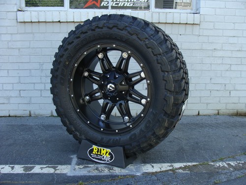20" Fuel Off Road Hostage Black Toyo MT 35x12.50R20 35" Mud tires ...