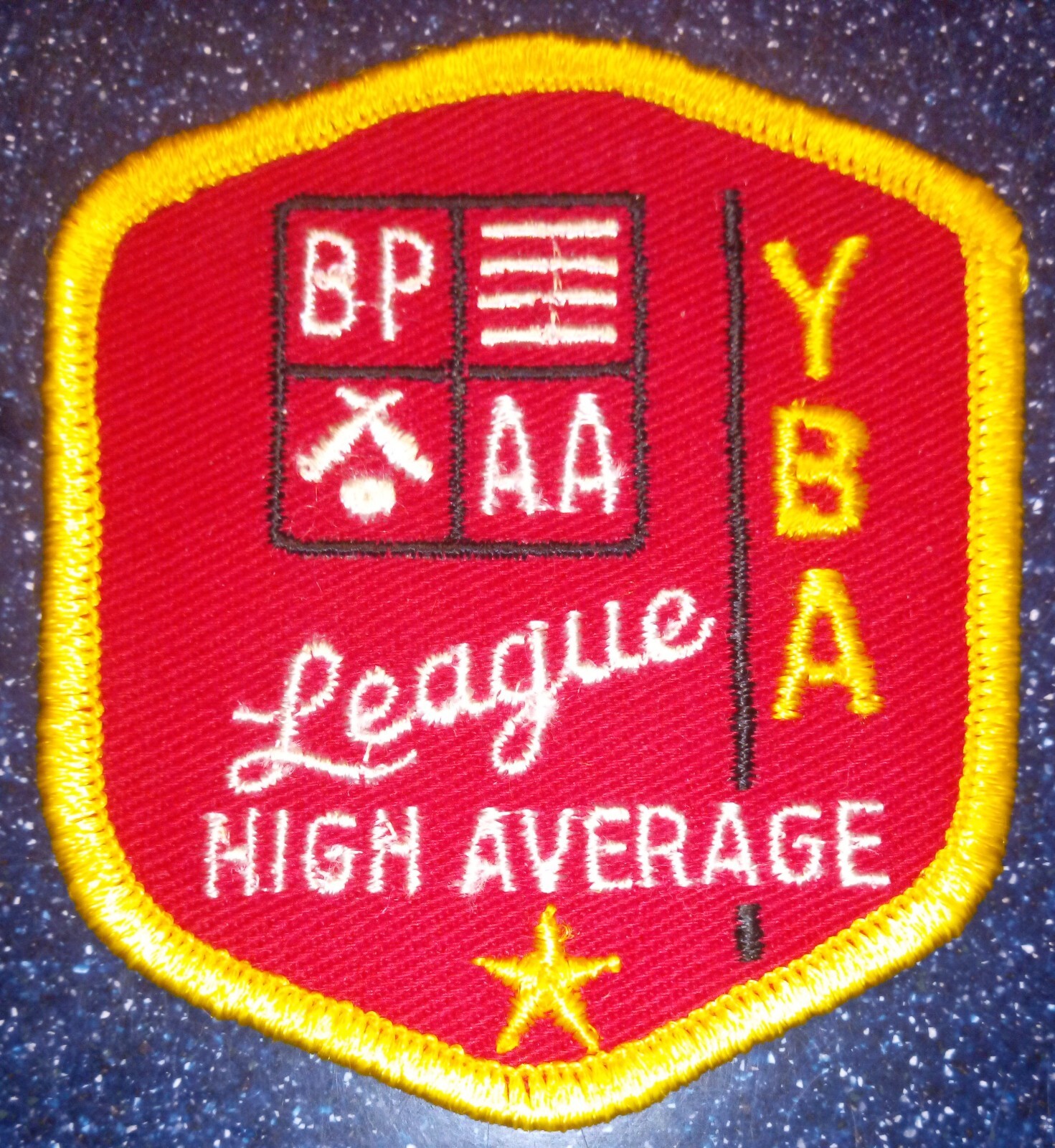 Vintage BP AA YBA League High Average Bowling Related Patch BIS | eBay