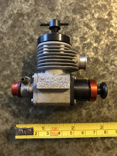 MAC 15D Diesel Free Flight Control Line Model Airplane Engine MDC Rare ...