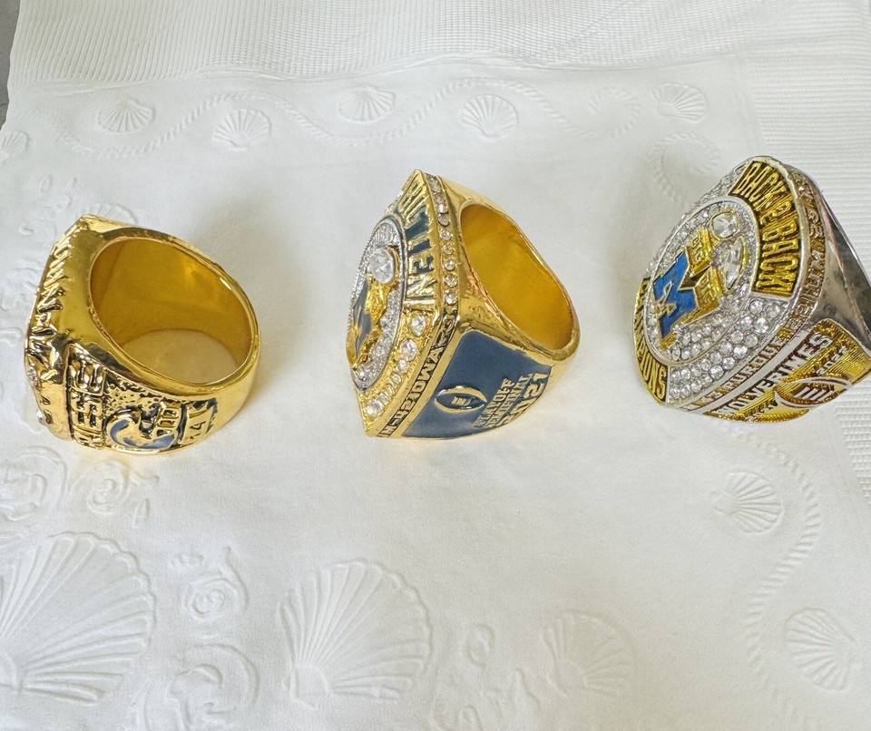 3 PCS Michigan Wolverines Championship Ring, US SHIP 1997/2021/2022 | eBay