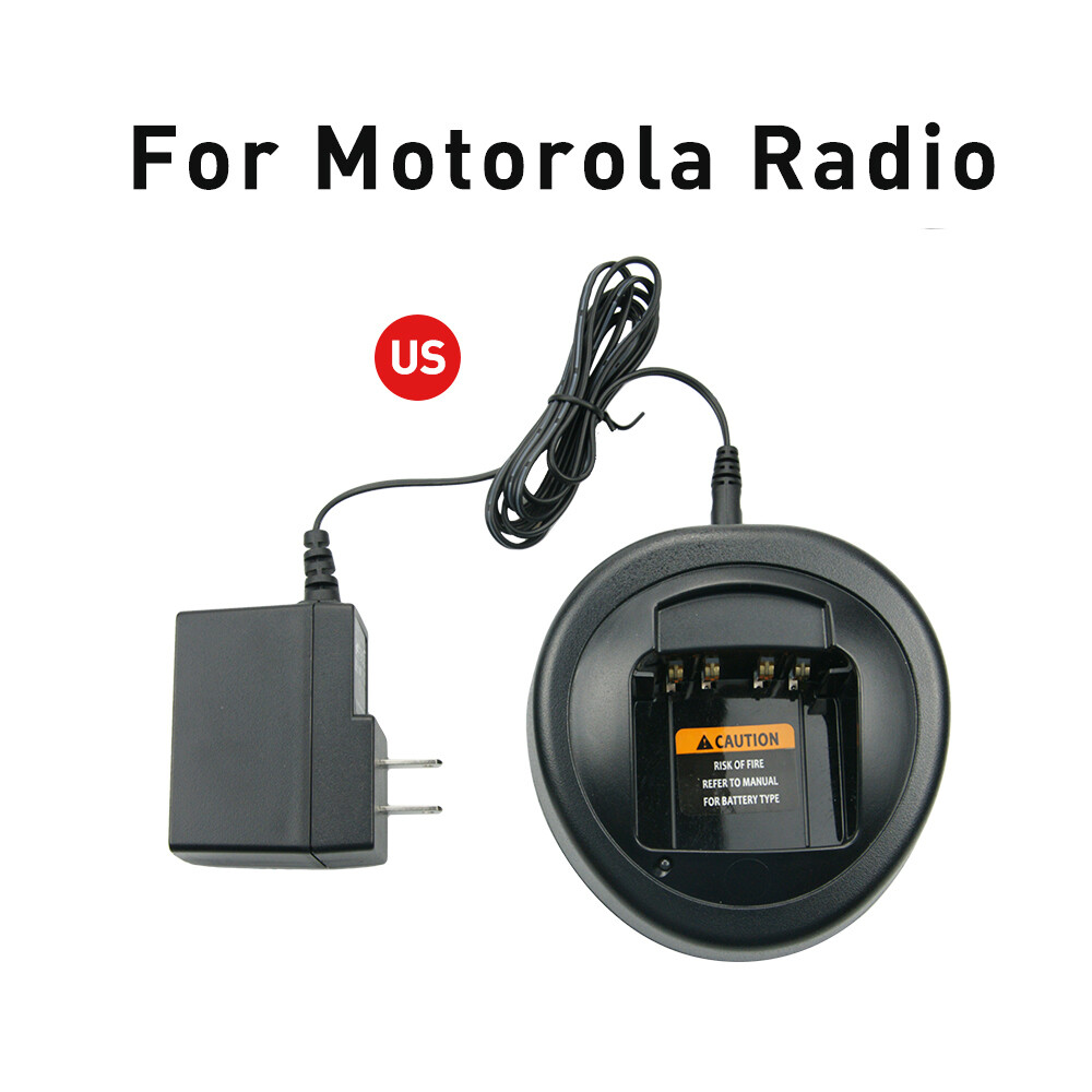Charger + Base for MOTOROLA DP4400 DP4601 DP4801 DP3600 DP3400 APX2000 ...