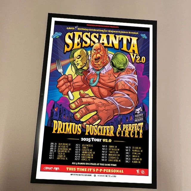 SESSANTA Tour 2025 Poster | ID 20223259 by Garrett White | Printblur