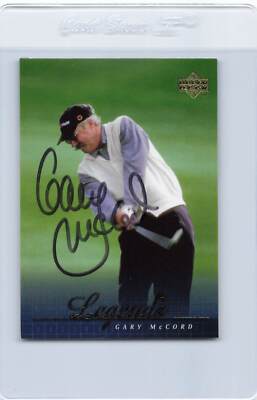 2001 Upper Deck Golf #62 Gary McCord Signed Auto *J8861 | eBay