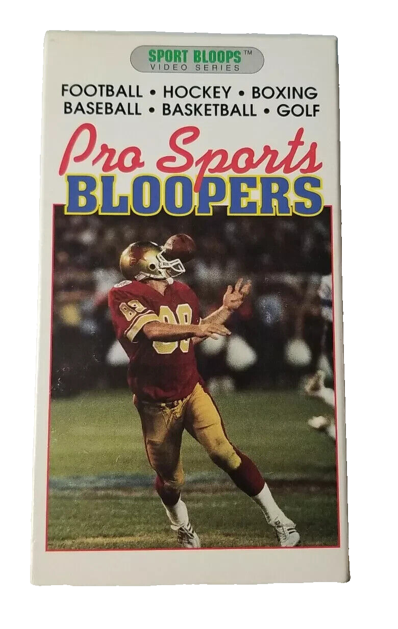 Pro Sports Bloopers - Sport Bloops Video Series (VHS,1991) | eBay