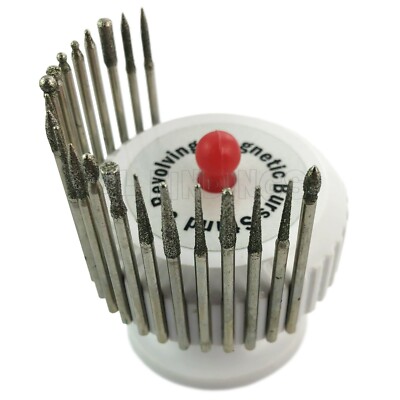 Magnetic Revolving Burs Rotary Burr Bur Drill Holder organiser stand ...