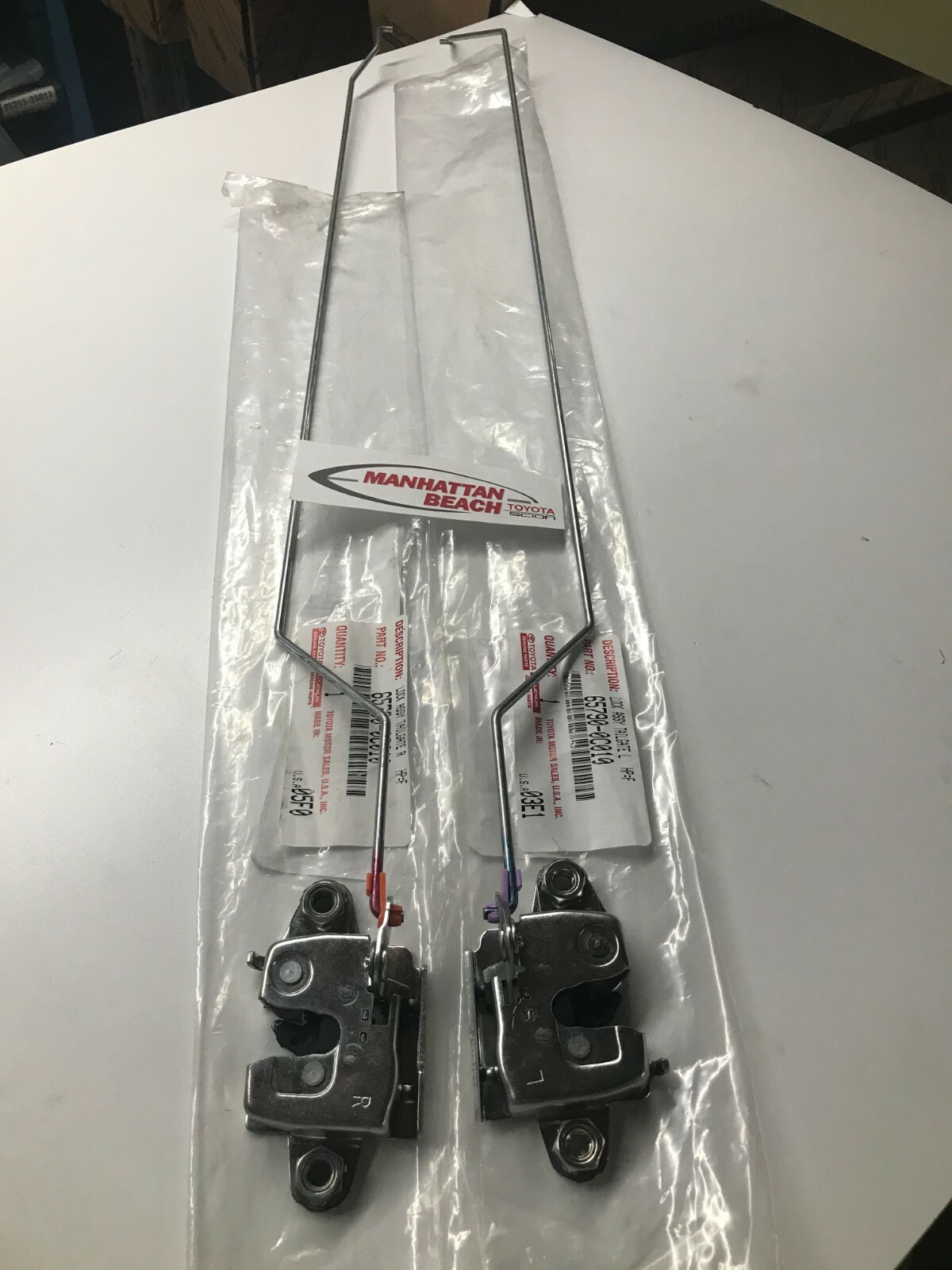 00-04 TUNDRA ACCESS CAB TAILGATE LATCH LOCK RIGHT & LEFT 65780-0C010 ...