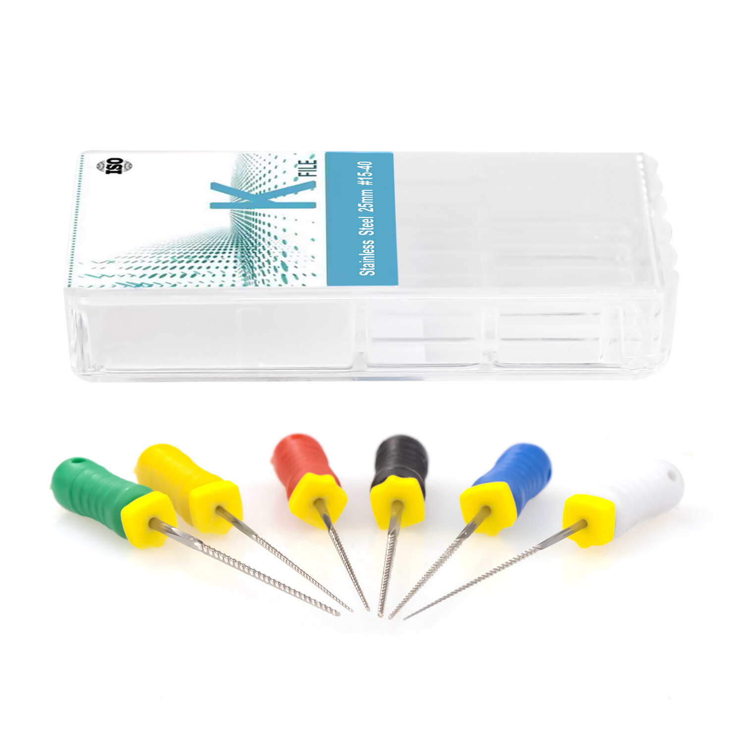 25mm Dental Endo K-Files #15-40 Hand Use Endodontic Root Canal Files ...